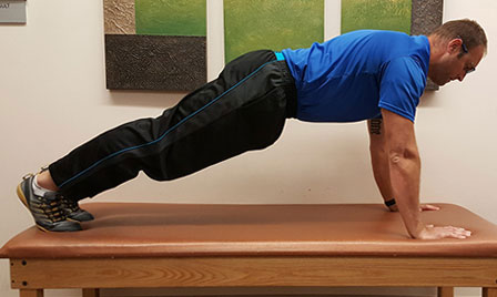 One of the best exercises: The plank